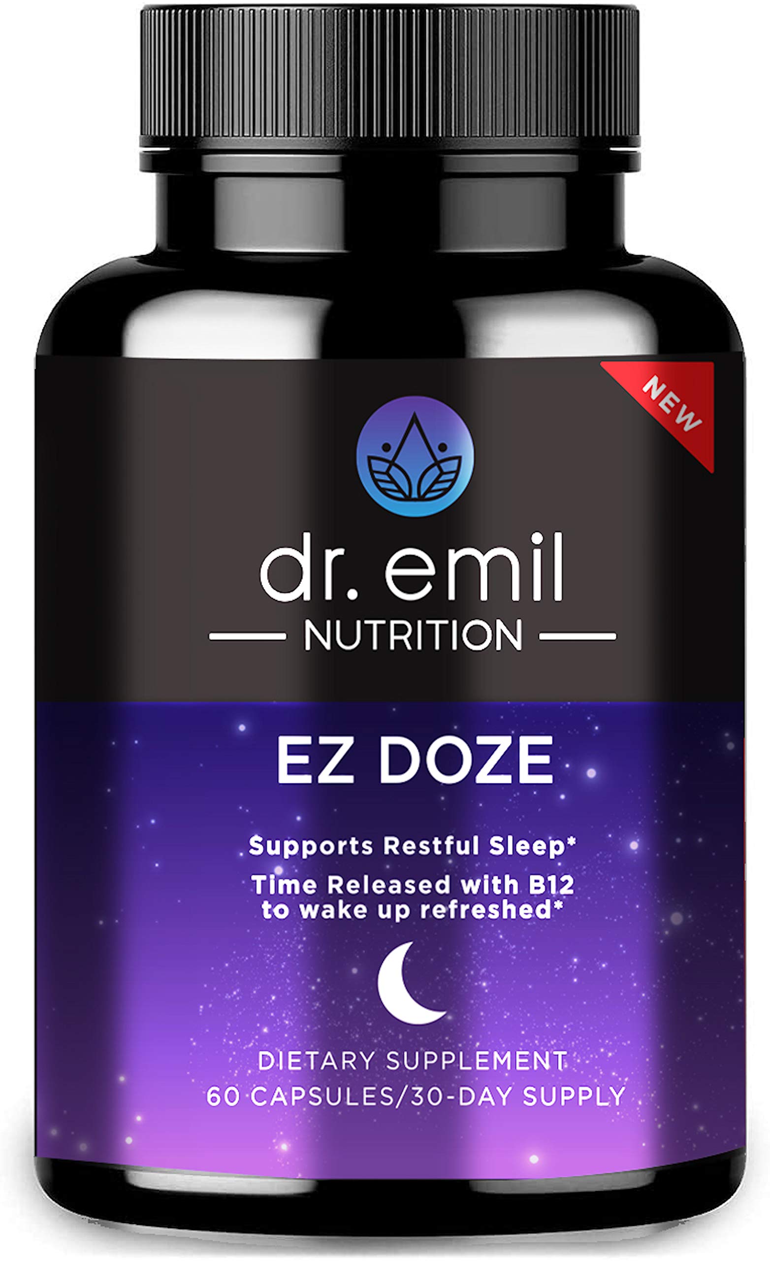 Buy Dr. Emil tion EZ Doze Natural Vegan Aid with Valerian Root, GABA ...