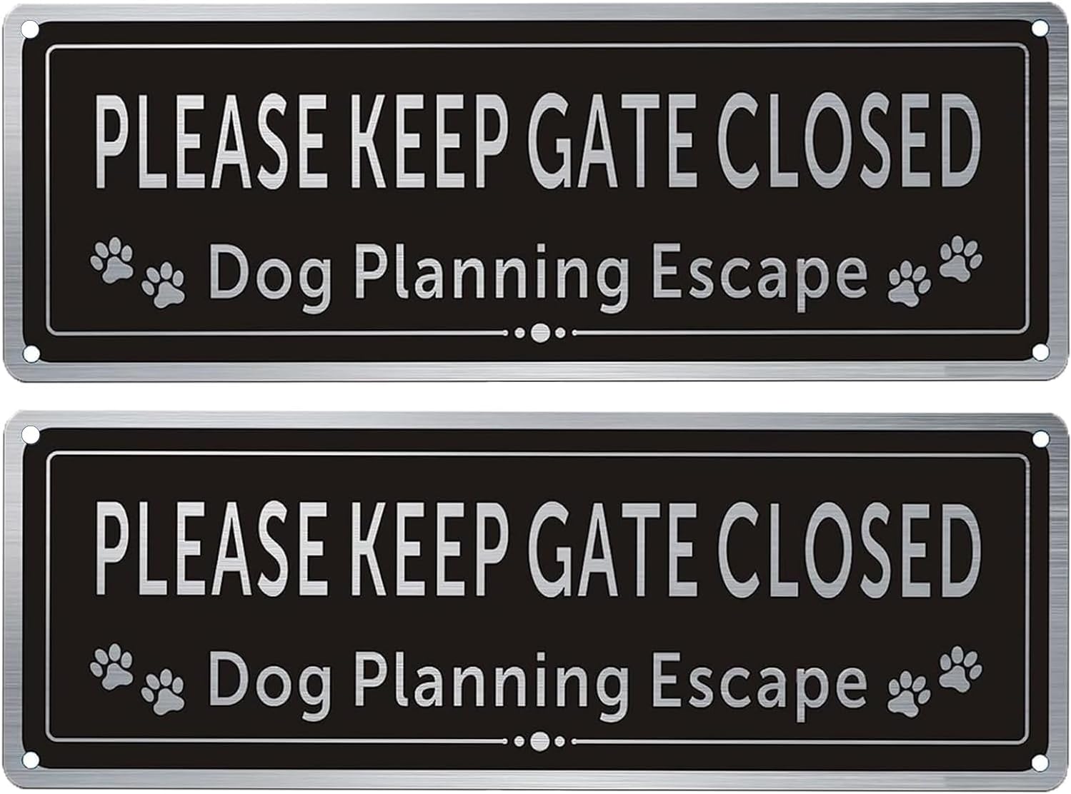 Amazon.com: Cast Iron Please Close The Gate Sign Plaque Garden Decor ...