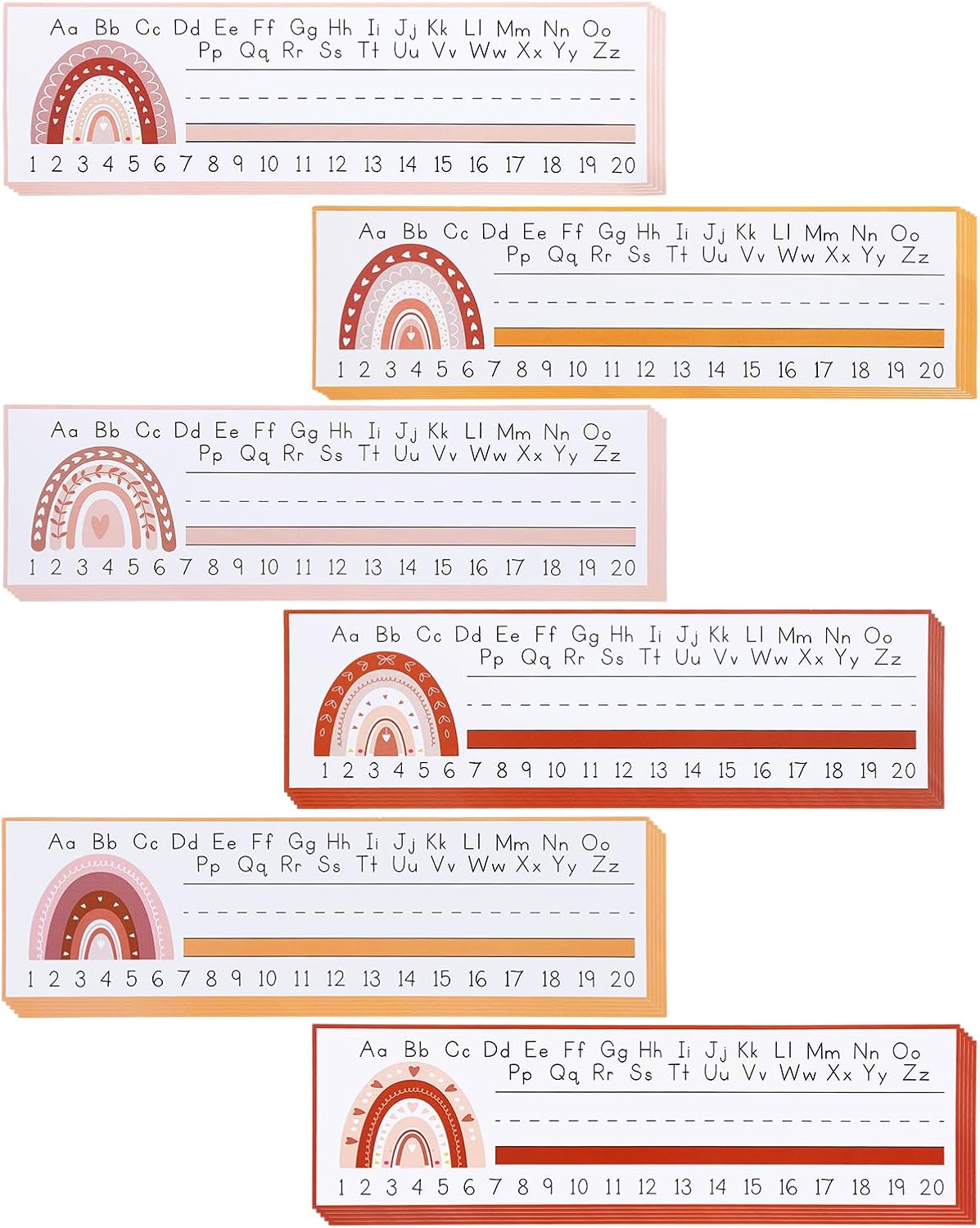 60 Pcs Class Desk Nameplates Desk Name Tags, Classroom Name Plate for ...