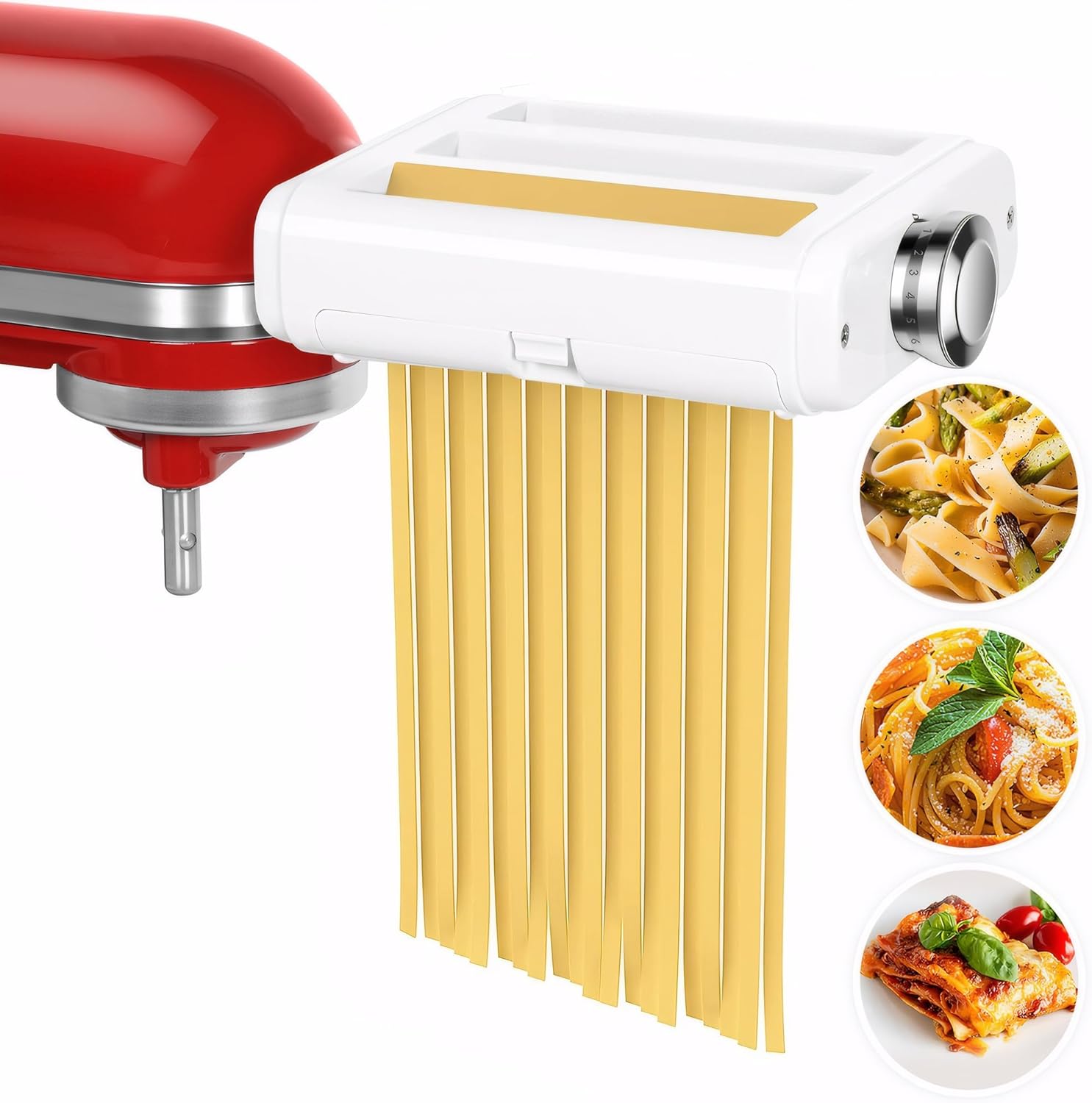 Amazon.com: Pasta Maker Attachment Compatible with Kitchen Aid Stand ...