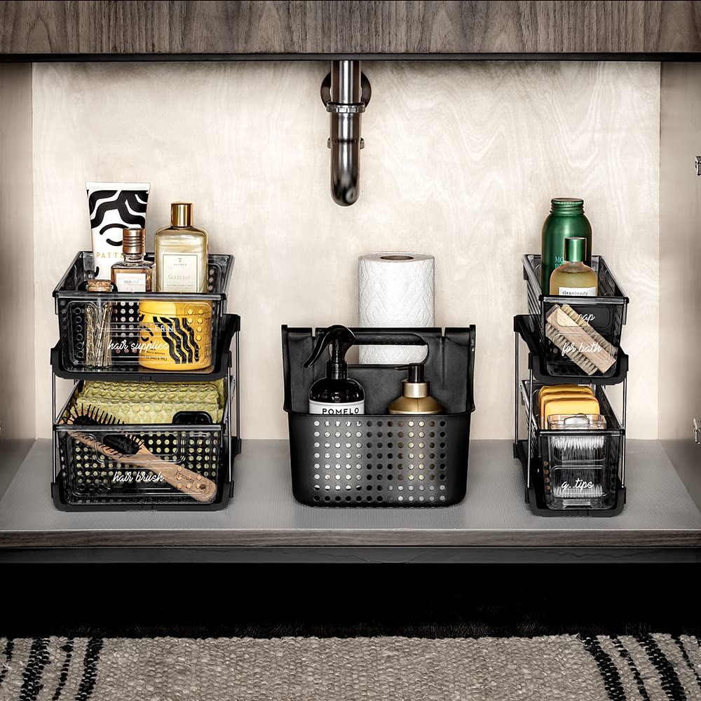 Snapklik.com : Madesmart 2-Tier Organizer Multi-Purpose Slide-Out Storage