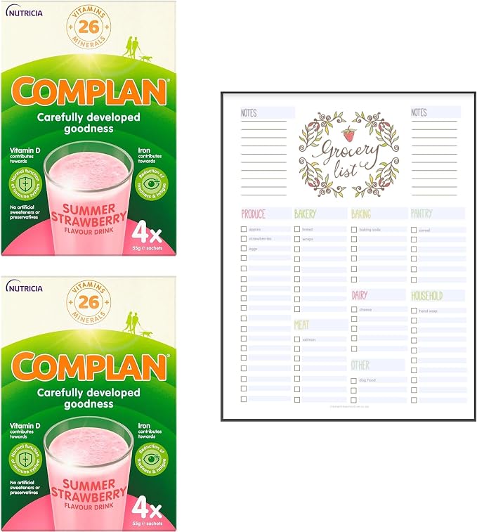 Nutritional Drink Sachets Bundle which Contains Complan Strawberry ...