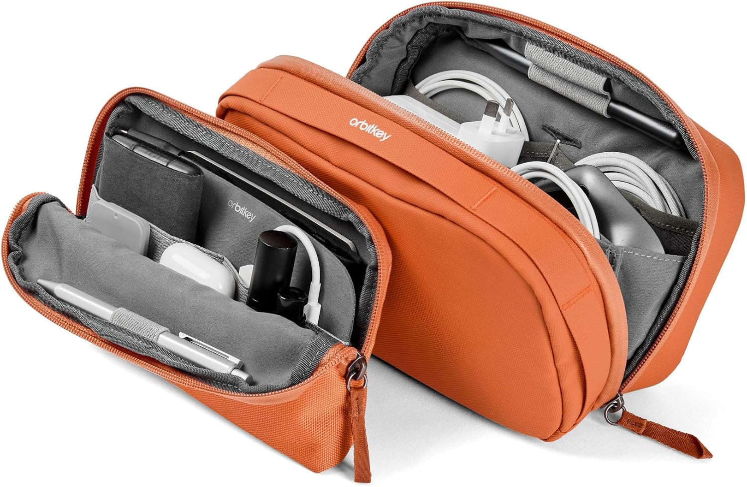 Amazon.com: Orbitkey 2-in-1 Tech Accessory Pouch - Terracotta : Tools ...