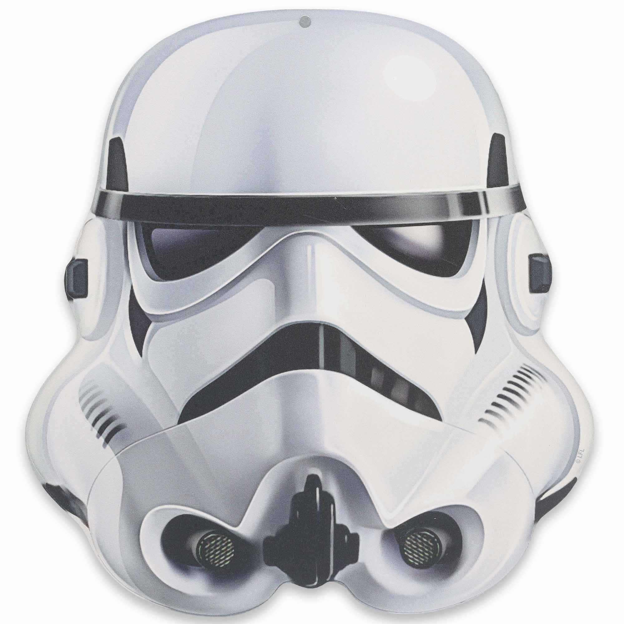 Amazon.com: Disney Star Wars Stormtrooper Helmet Metal Sign - Vintage ...