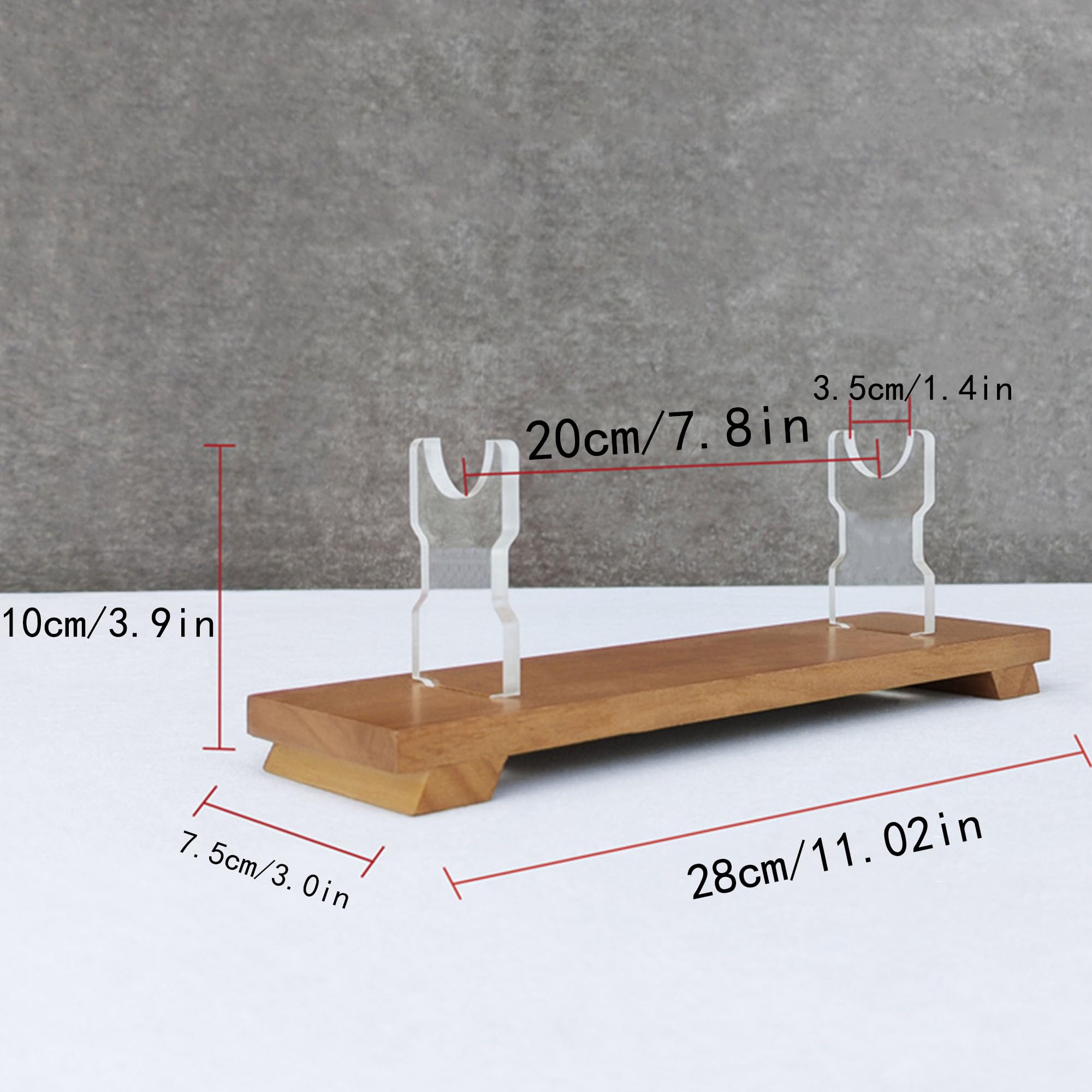 Snapklik.com : WANLIAN Flute Stand Desktop Flute Display Stand Wood And ...