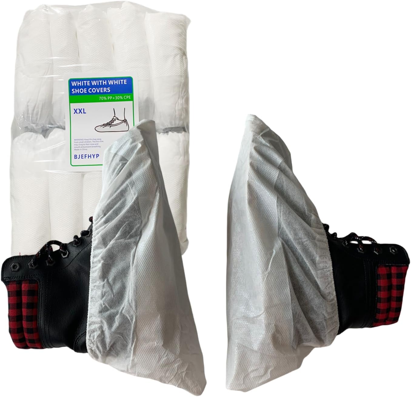 BJEFHYP Heavy duty shoe covers, disposable shoe covers, waterproof and ...