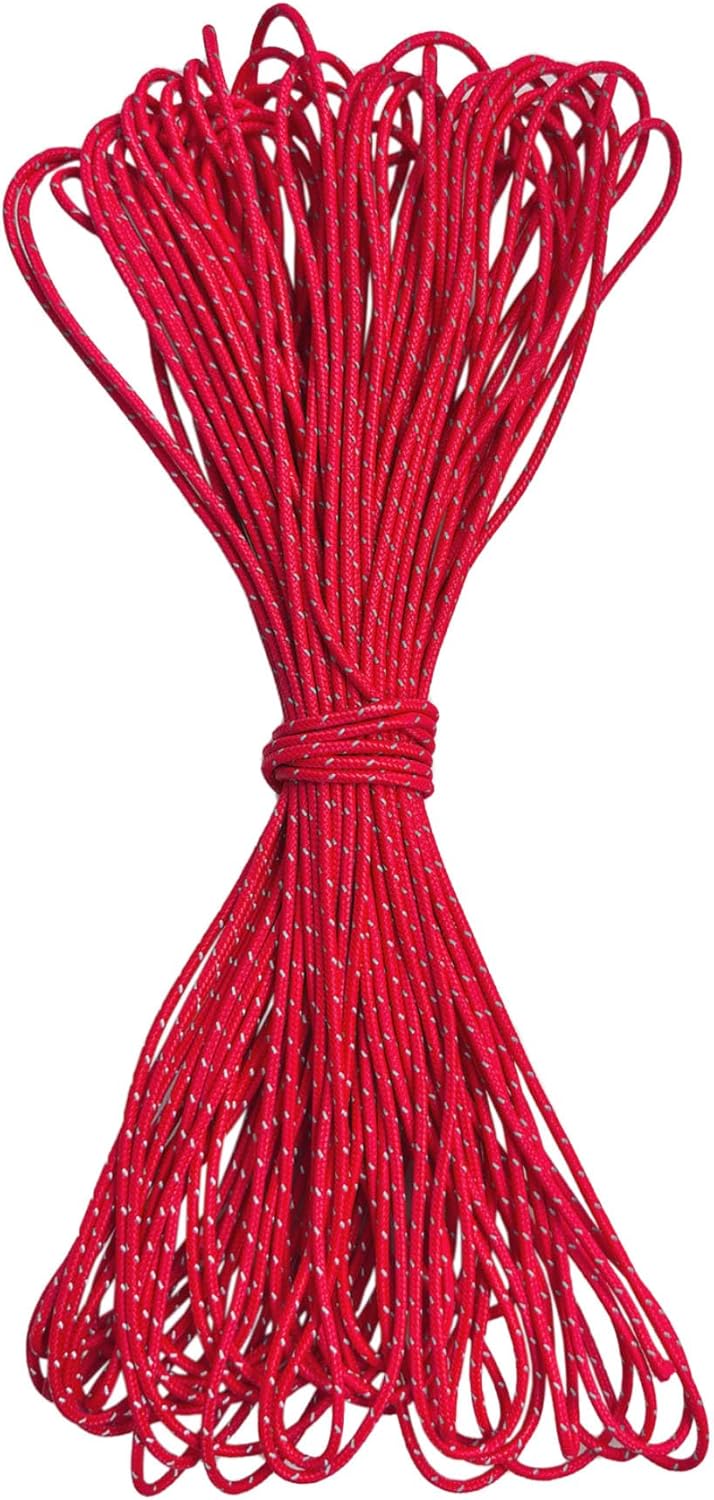 Amazon.com: Dyneema Reflective Rope -2mm 400kg Fracture Strain ...