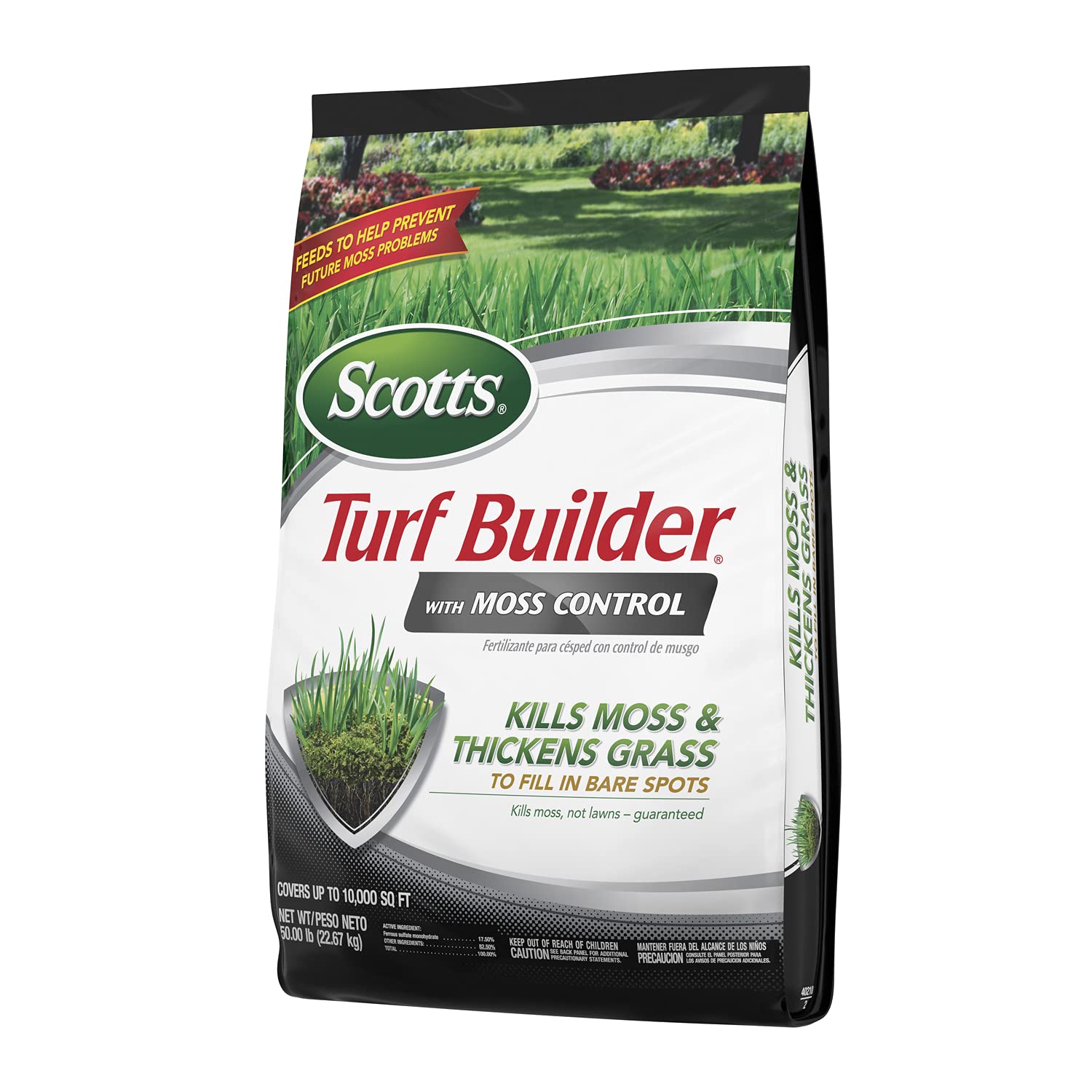 Scotts Turf Builder with Moss Control, 10,000 sq. ft