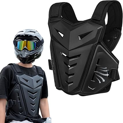 Motorcycle Armor, Adjustable Motorcycle Chest Armor, Shock Absorbent ...
