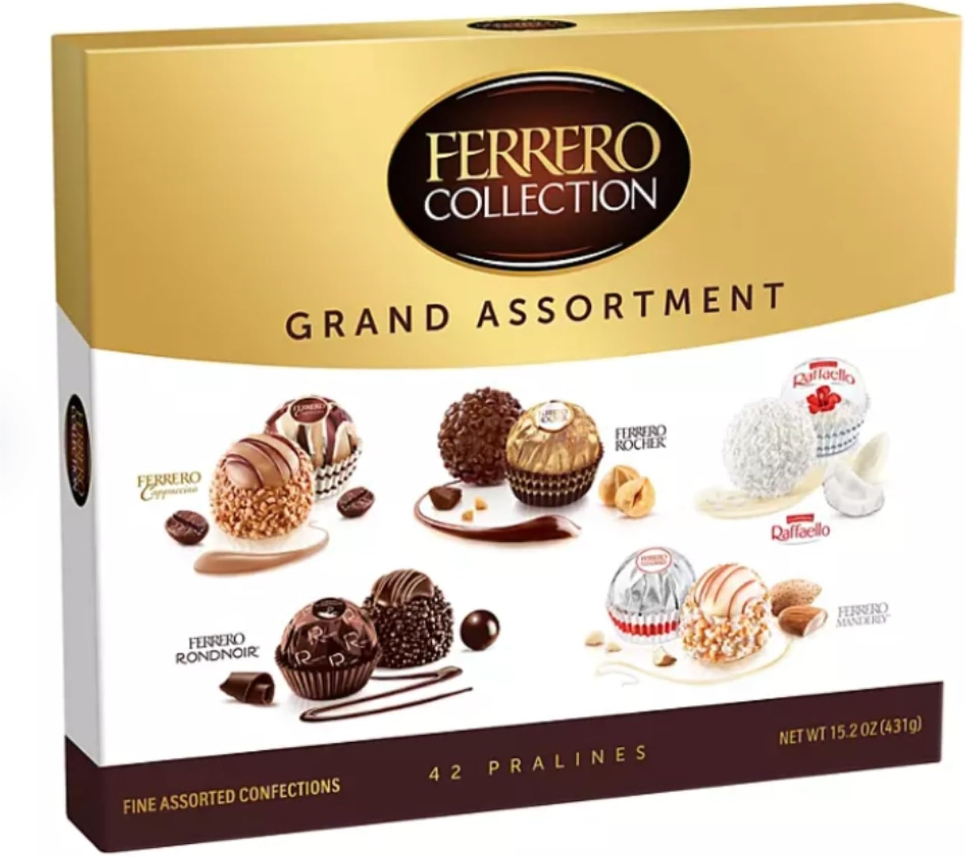 Amazon.com: Ferrero Rocher Grand Assortment (42 ct.), Christmas Special ...