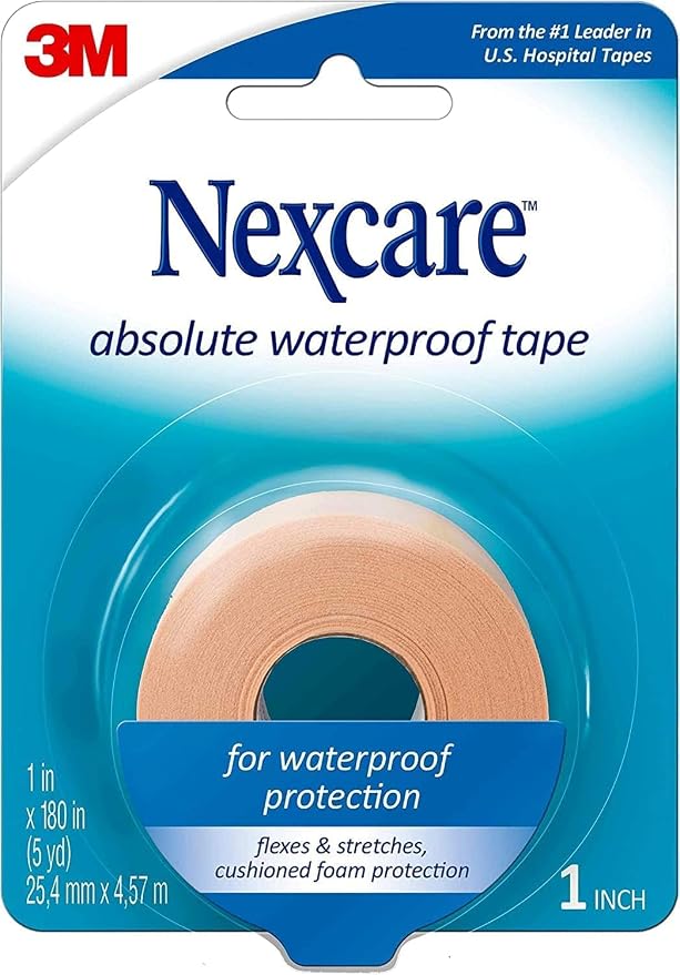 Amazon.com: Nexcare Absolute Waterproof First Aid Tape, from The #1 ...
