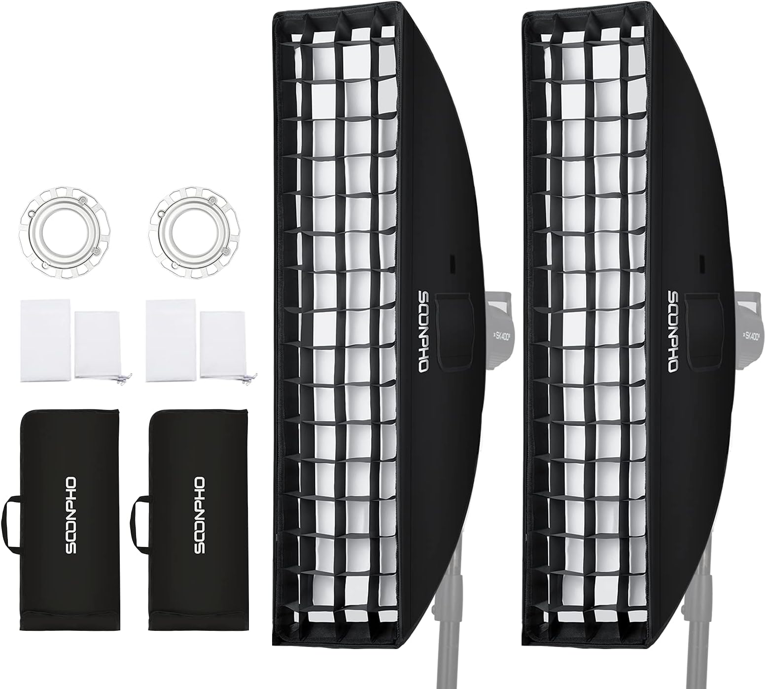 Amazon.com : Glow EZ Lock 12x56 Quick Strip Rectangular Bowens Mount ...