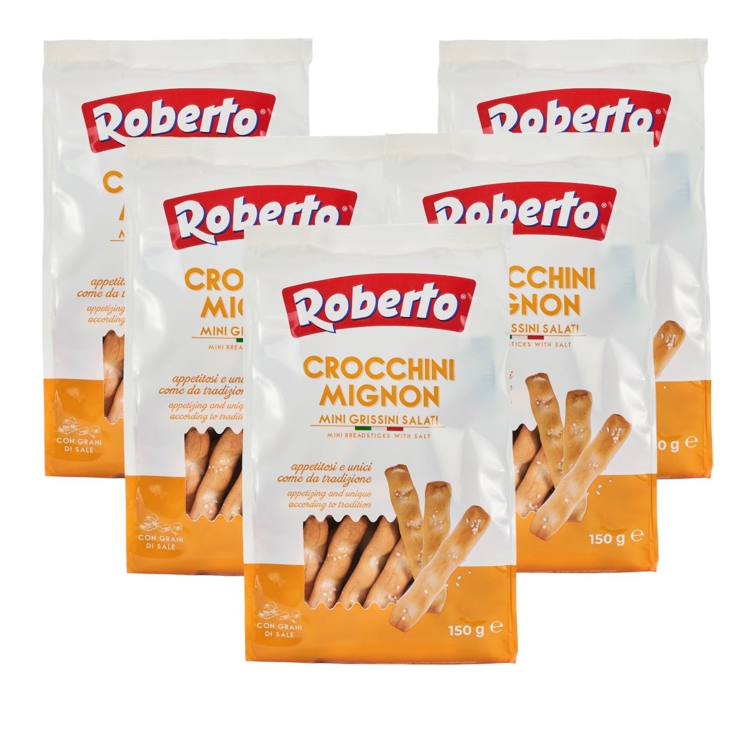 Roberto Crocchini Mignon Salati 5x150g Beutel | Mini Crissini ...