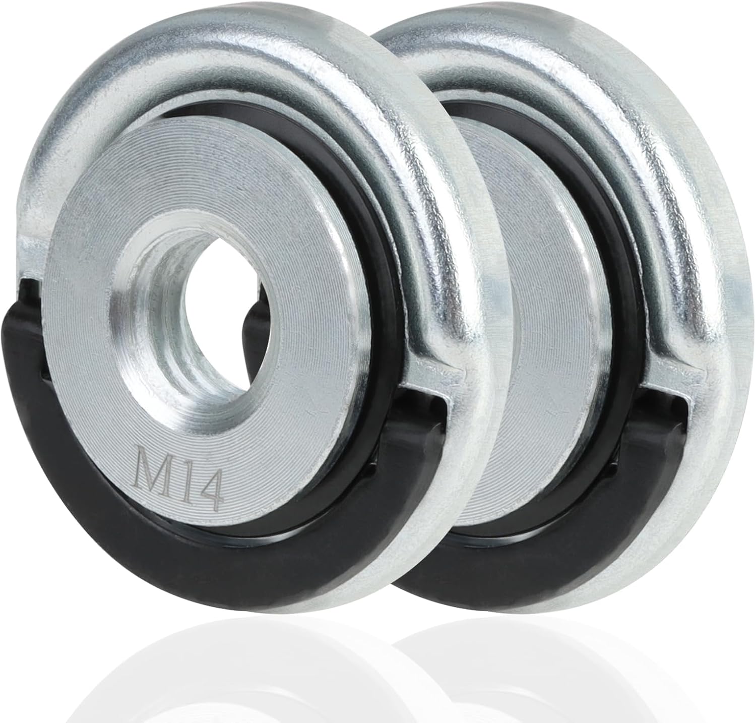 2PCS M14 Quick Release Nut, Quick Clamping Angle Grinder Nut Heavy Duty ...