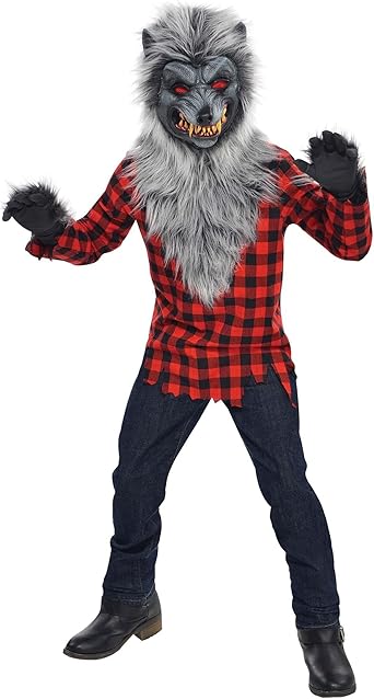 Amazon.com: Amscan Hungry Howler Werewolf Halloween Costume for Boys ...