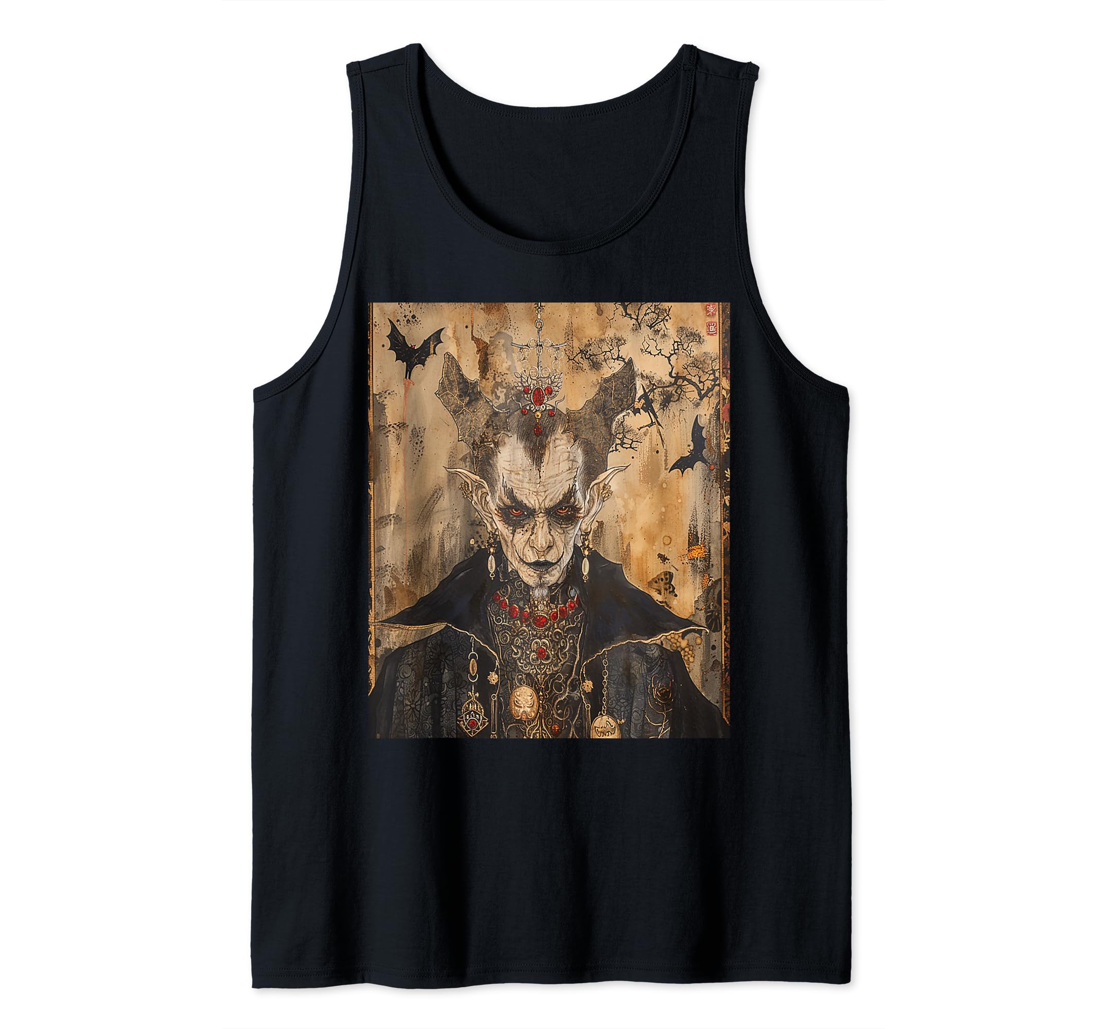 Amazon.com: Scary Japanese Dracula Vampire Dynasty Adult Halloween Art ...