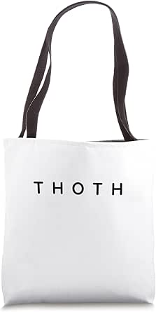 Amazon.com: Thoth Costume / Ancient Egyptian God Thoth Modern Font Tote ...