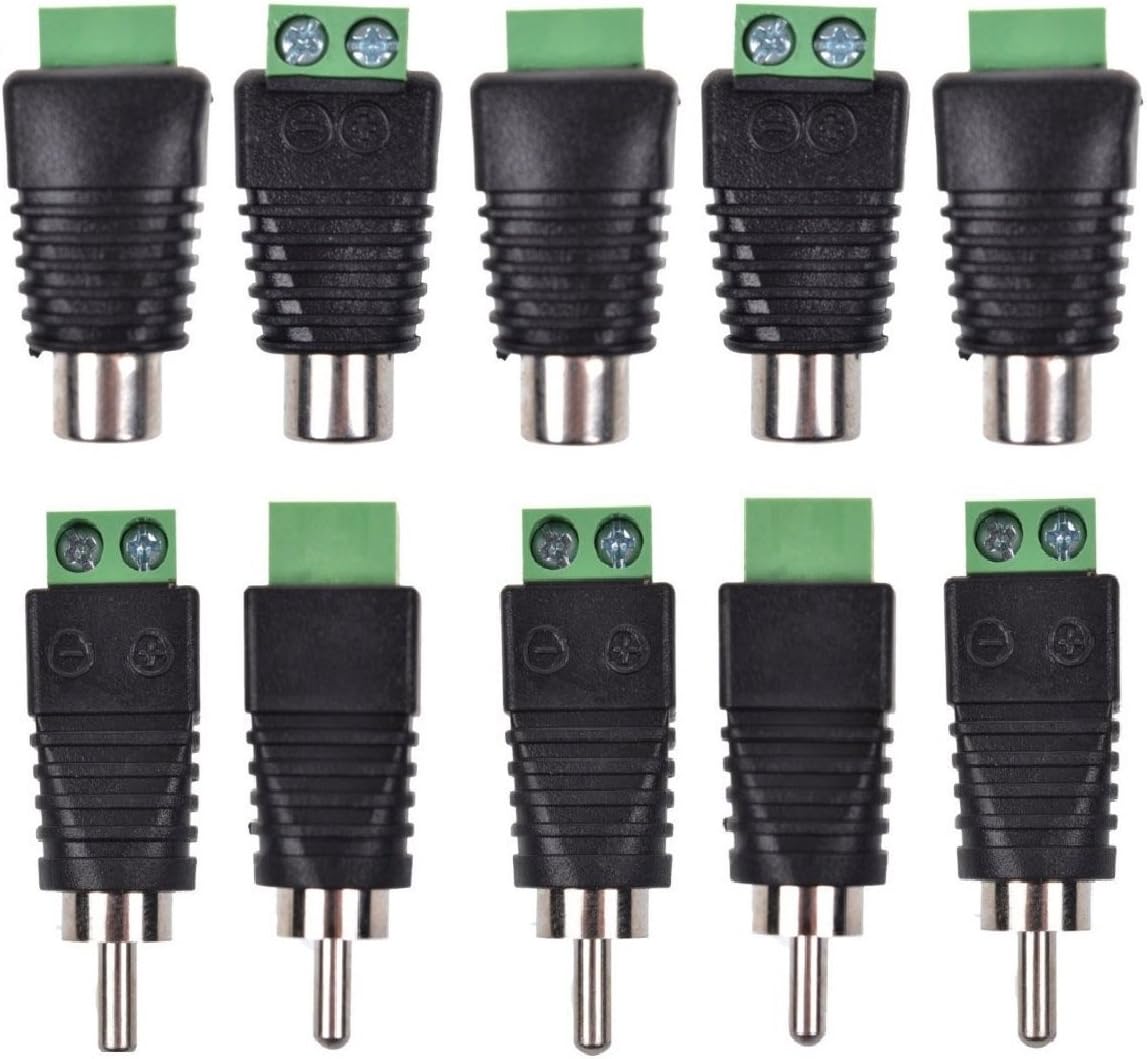 Amazon.com: NECABLES 2Pack RJ11 Screw Jack CAT3 Telephone Keystone Jack ...