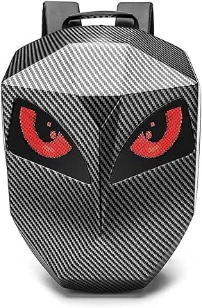 Amazon.co.jp: [Walfront] Hard Case LED Backpack Motorcycle Riding ...