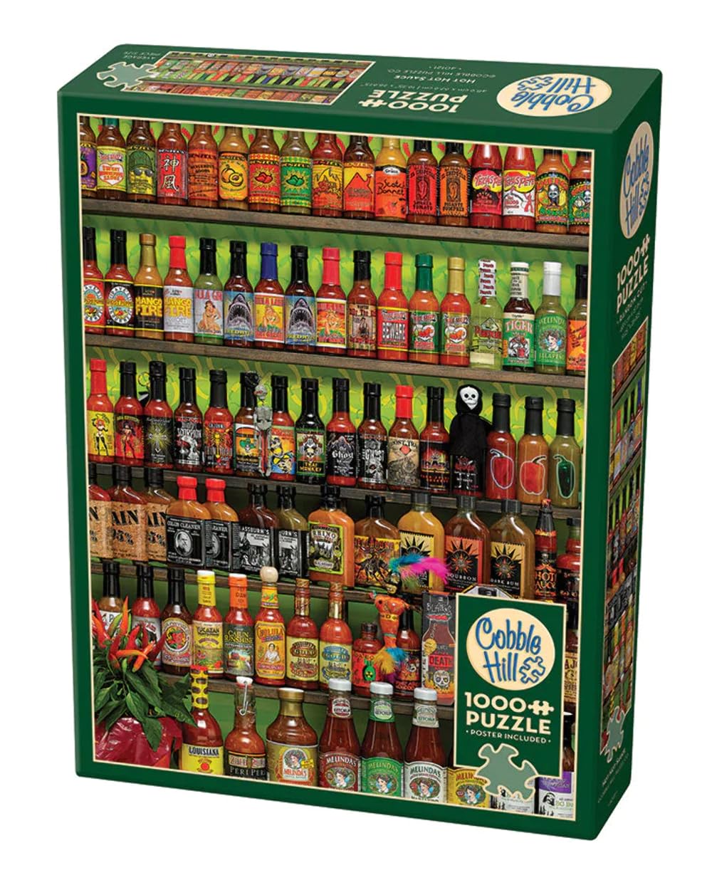 Amazon.com: Cobble Hill 1000 Piece Puzzle - Hot Hot Sauce - Sample ...