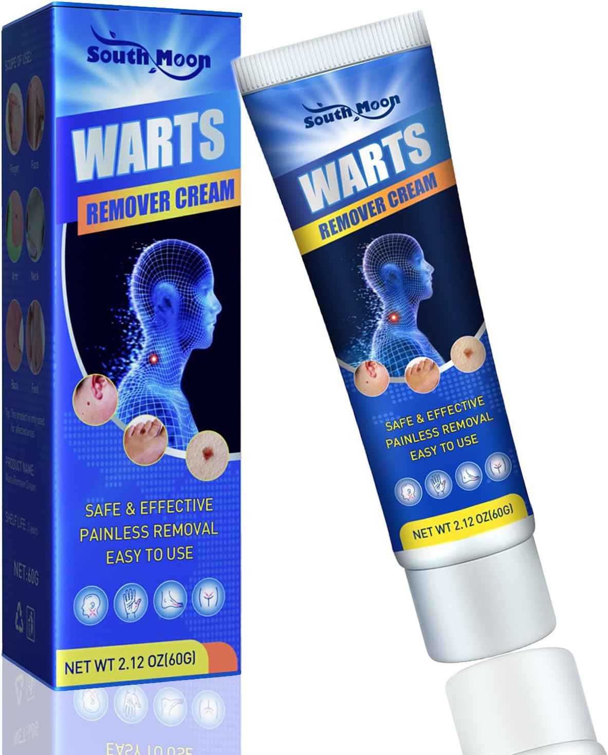 Wart Removal Ointment, Warts Off Instant Blemish Removal Cream 60g ...