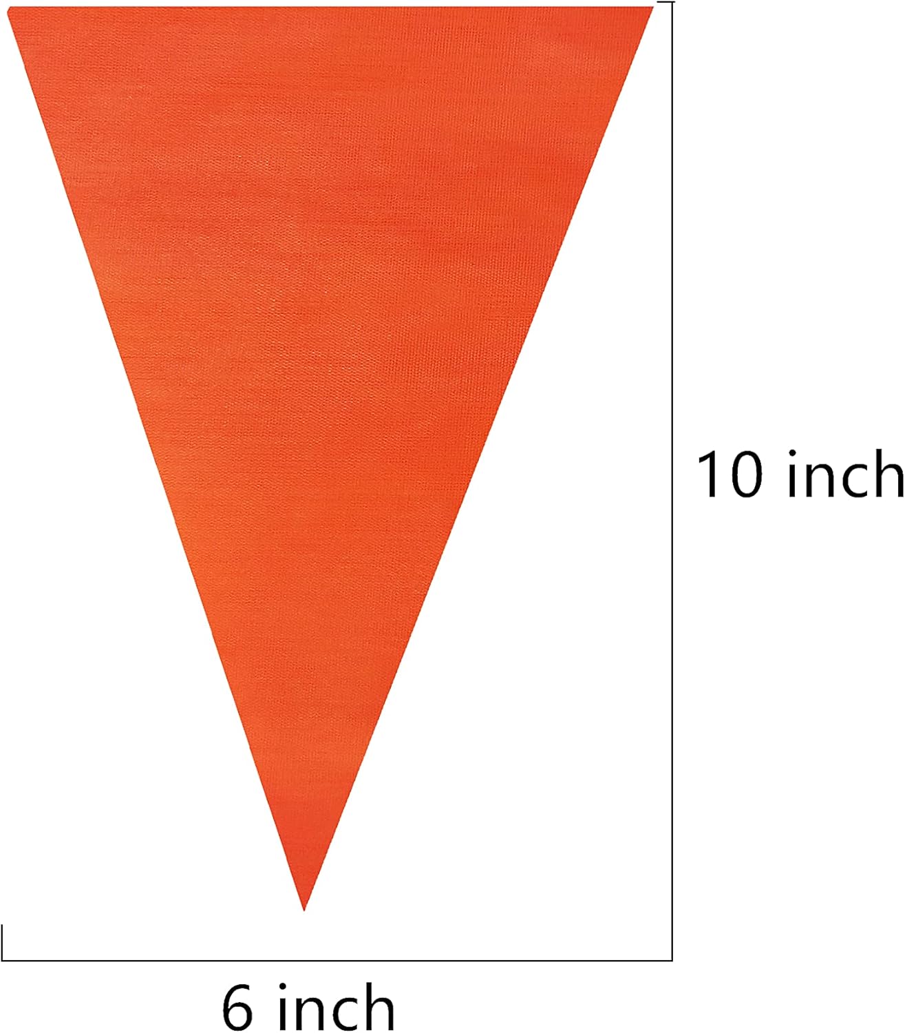 Banderines naranjas de 520 pies, banderas de poliéster para gran ...