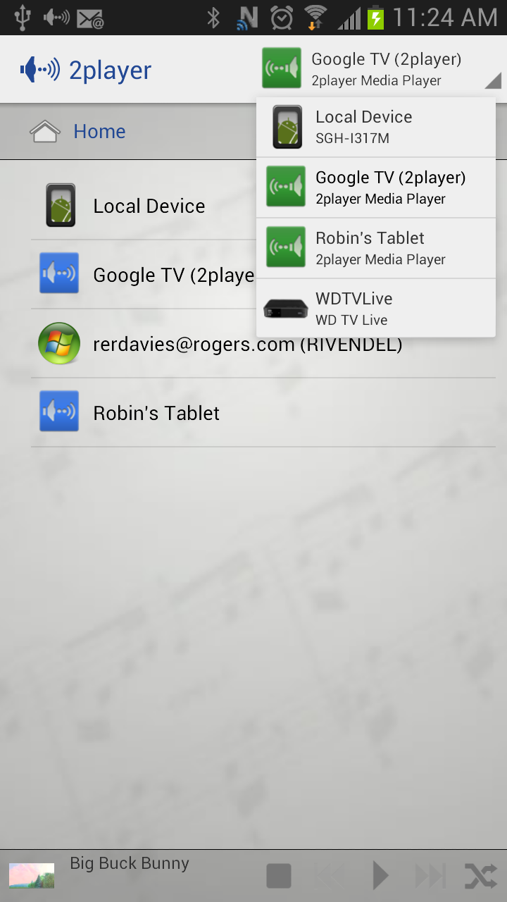 2player Network Media Player - App on Amazon Appstore