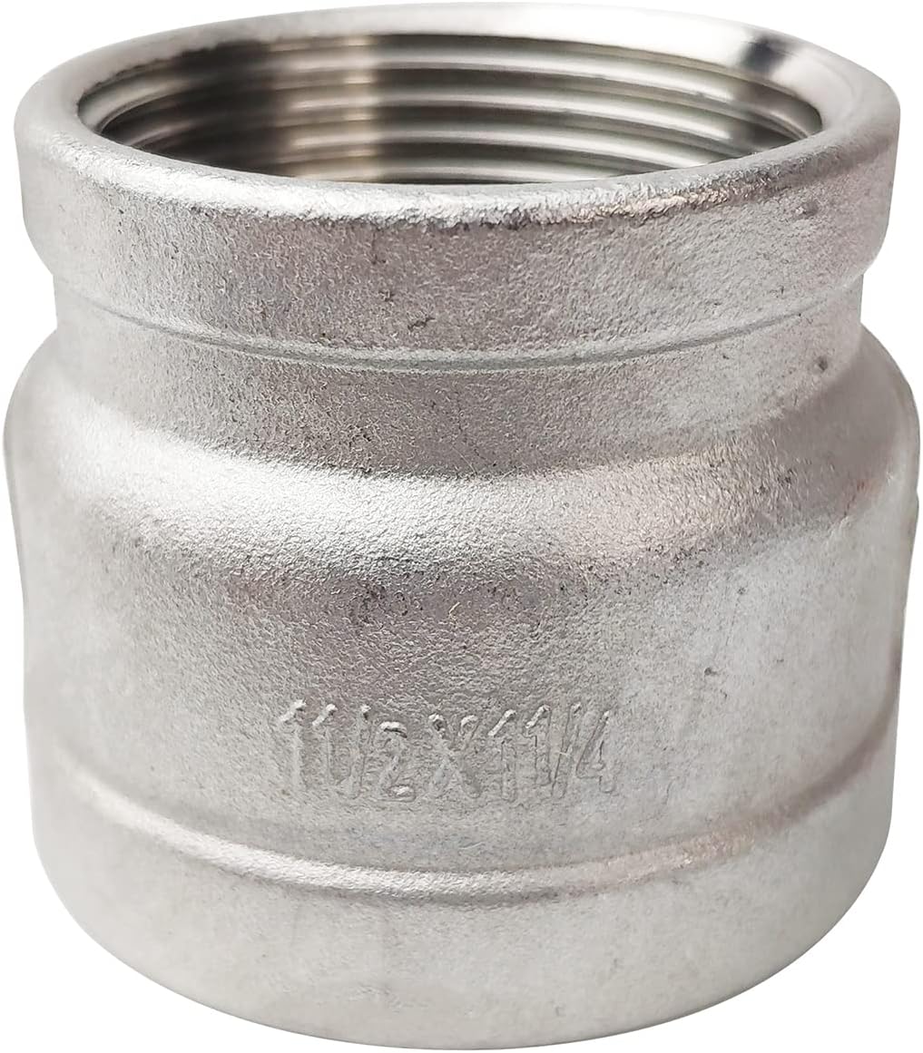 Amazon.com: Acoplamiento reductor femenino de 1-1/2 "x 1-1/4", montaje ...