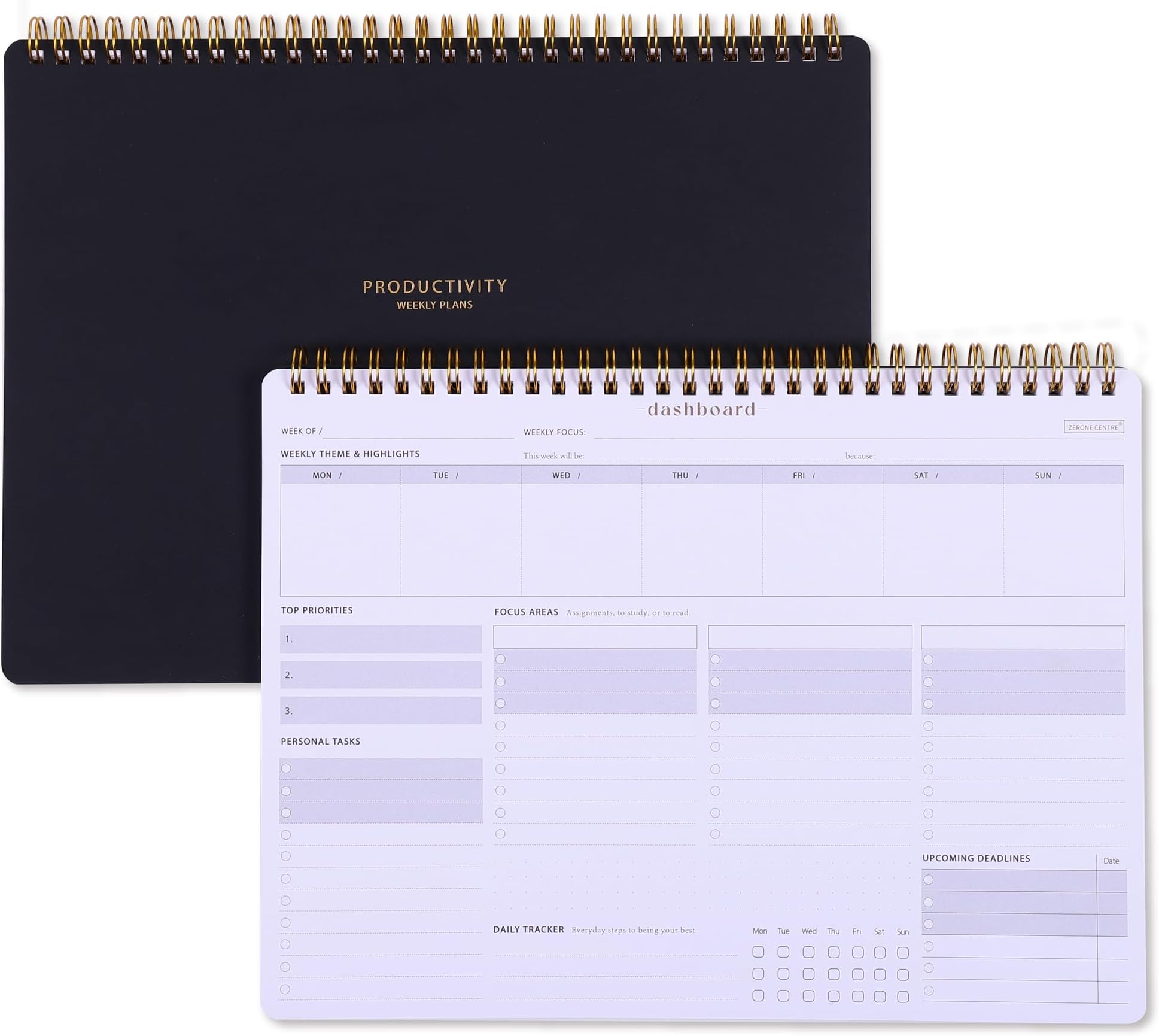 Amazon.com : Zhitongda Daily Undated Business Planner Activity Log Book ...