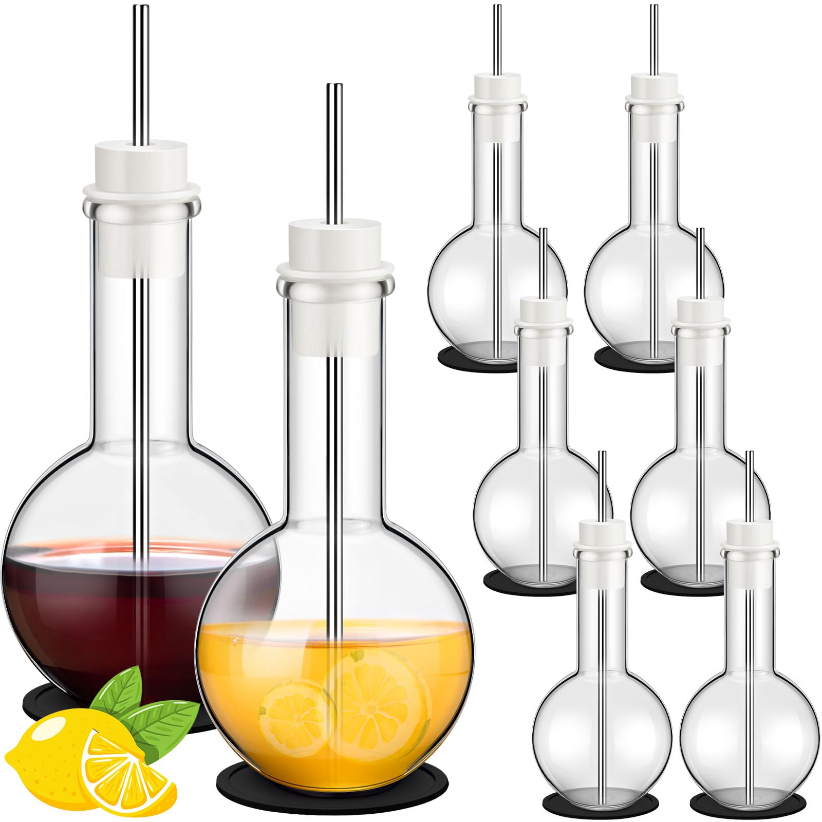 Amazon.com: Copkim 25 Pcs Lab Flask Chemistry Drinking Glasses, 6 Set 8 ...