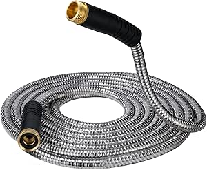 Amazon.com: Garden Hose 15-Foot with 3/4" Copper Connectors - Leak ...