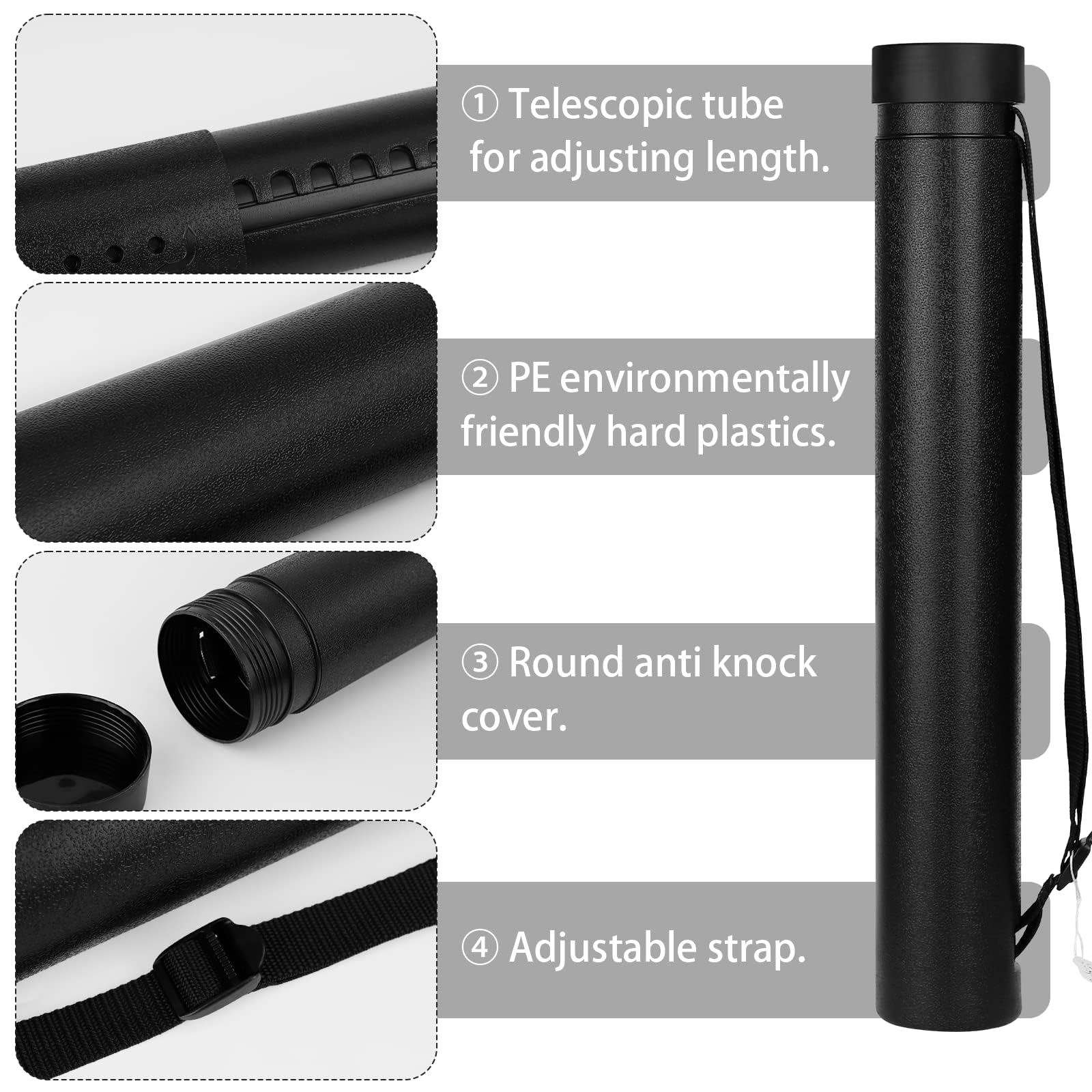 Snapklik.com : DEWEL Poster Tube Storage,Poster Carrying Case,Blueprint ...