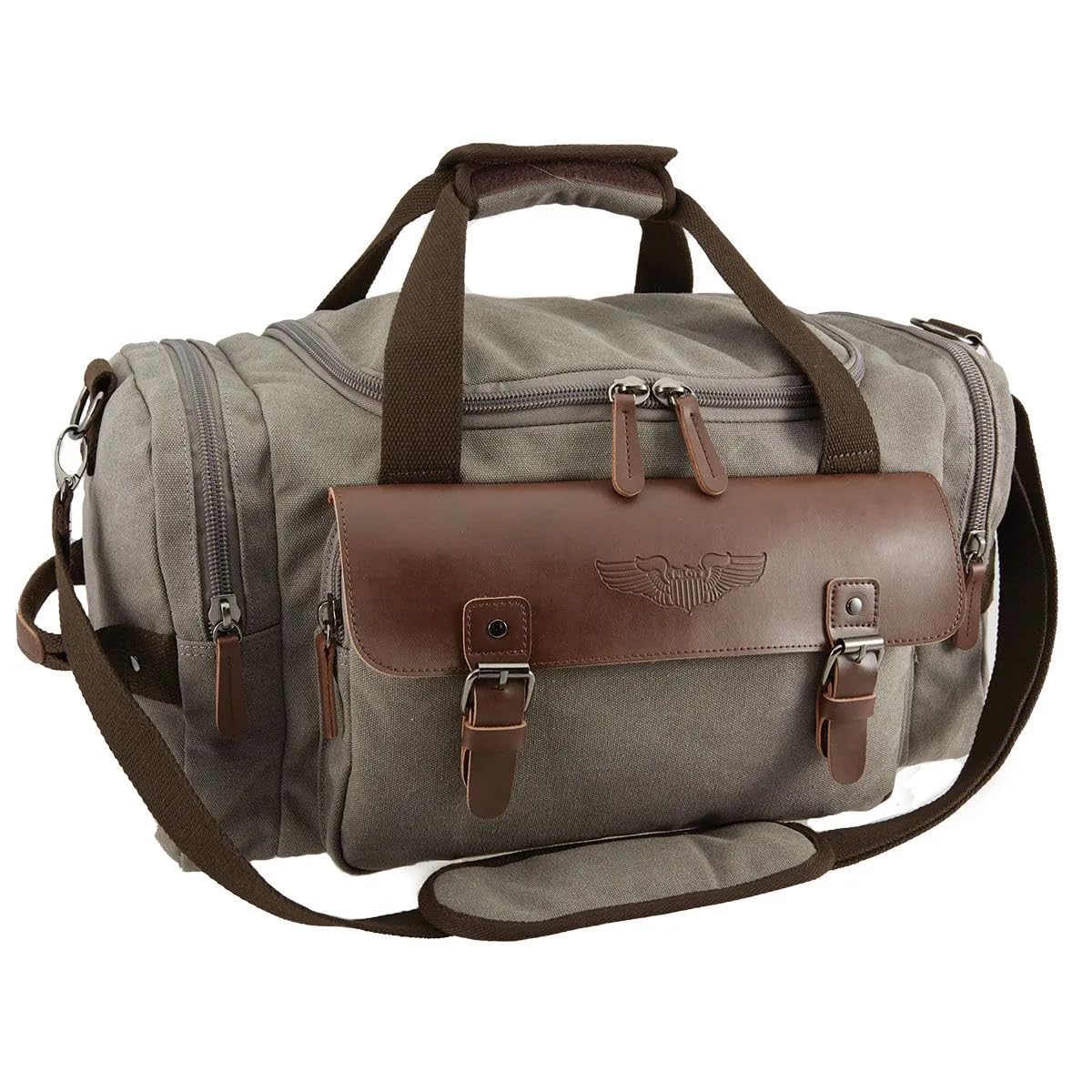 Amazon.com: Sporty's Pilot Wings Duffle Bag with Aviation Themed ...