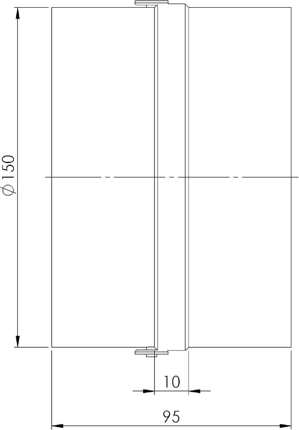 Ø 150mm / 6 inch Metal Back Draught / Backdraft Shutter – Pipe ...