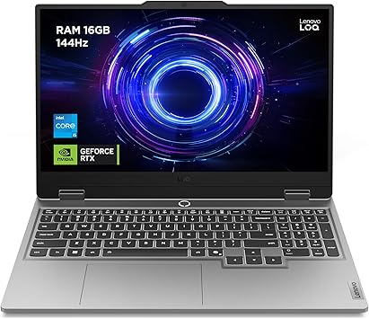 Lenovo LOQ 15IRX10 - Gaming Laptop 15.6 Inch FHD 144Hz AZERTY White ...