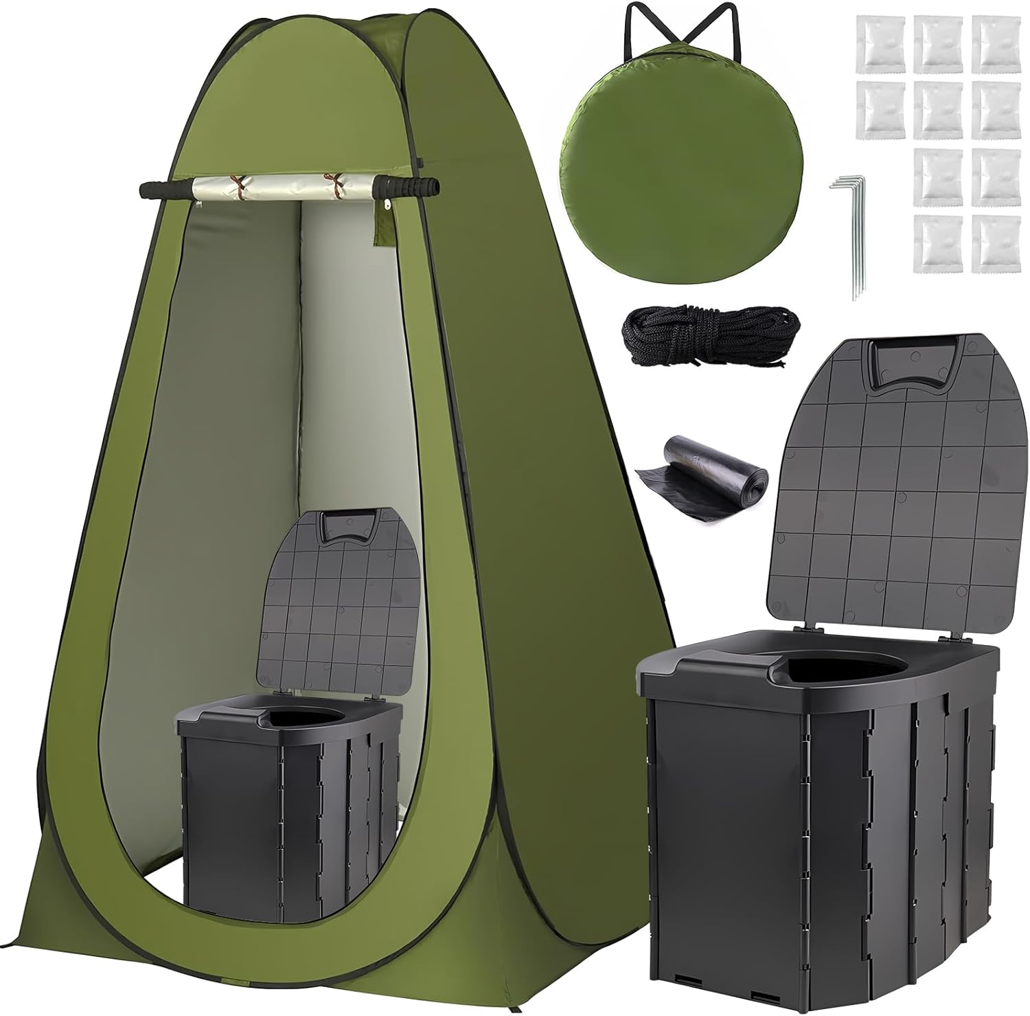Amazon.com : Portable Privacy Tent for Adults - Pop Up X Large Camping ...