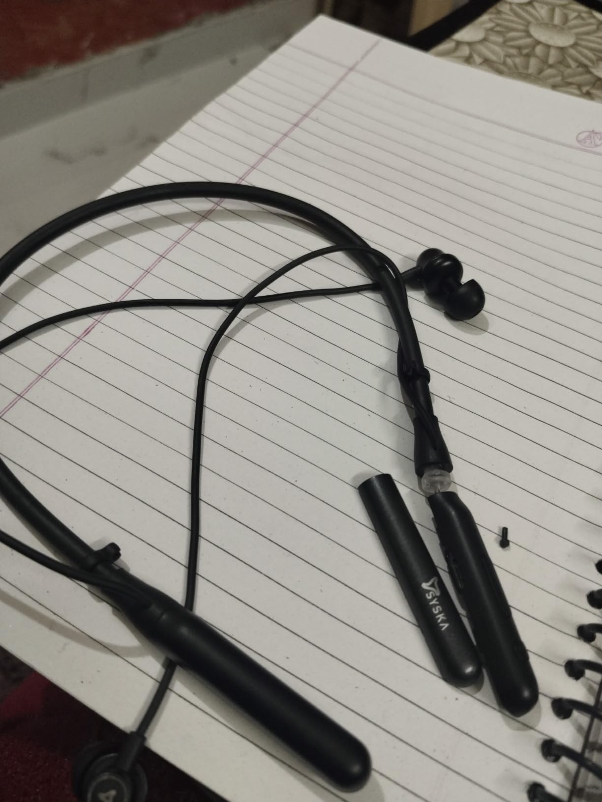 SYSKA Pace X1 Bluetooth Earphone with Clear Hd Sound Magnetic Earbuds ...