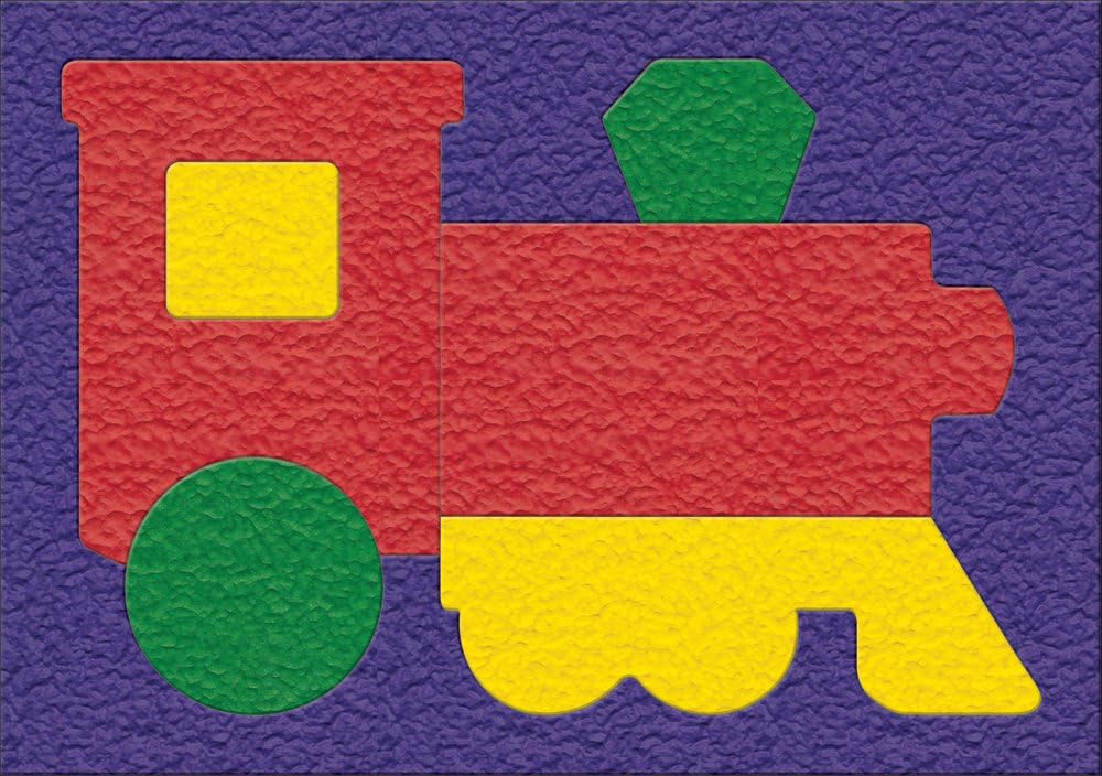 Amazon.com: Lauri Crepe Rubber Puzzles - Train : Toys & Games