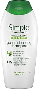 Simple Kind to Hair Gentle Cleansing Shampoo with vitamin B5, chamomile ...