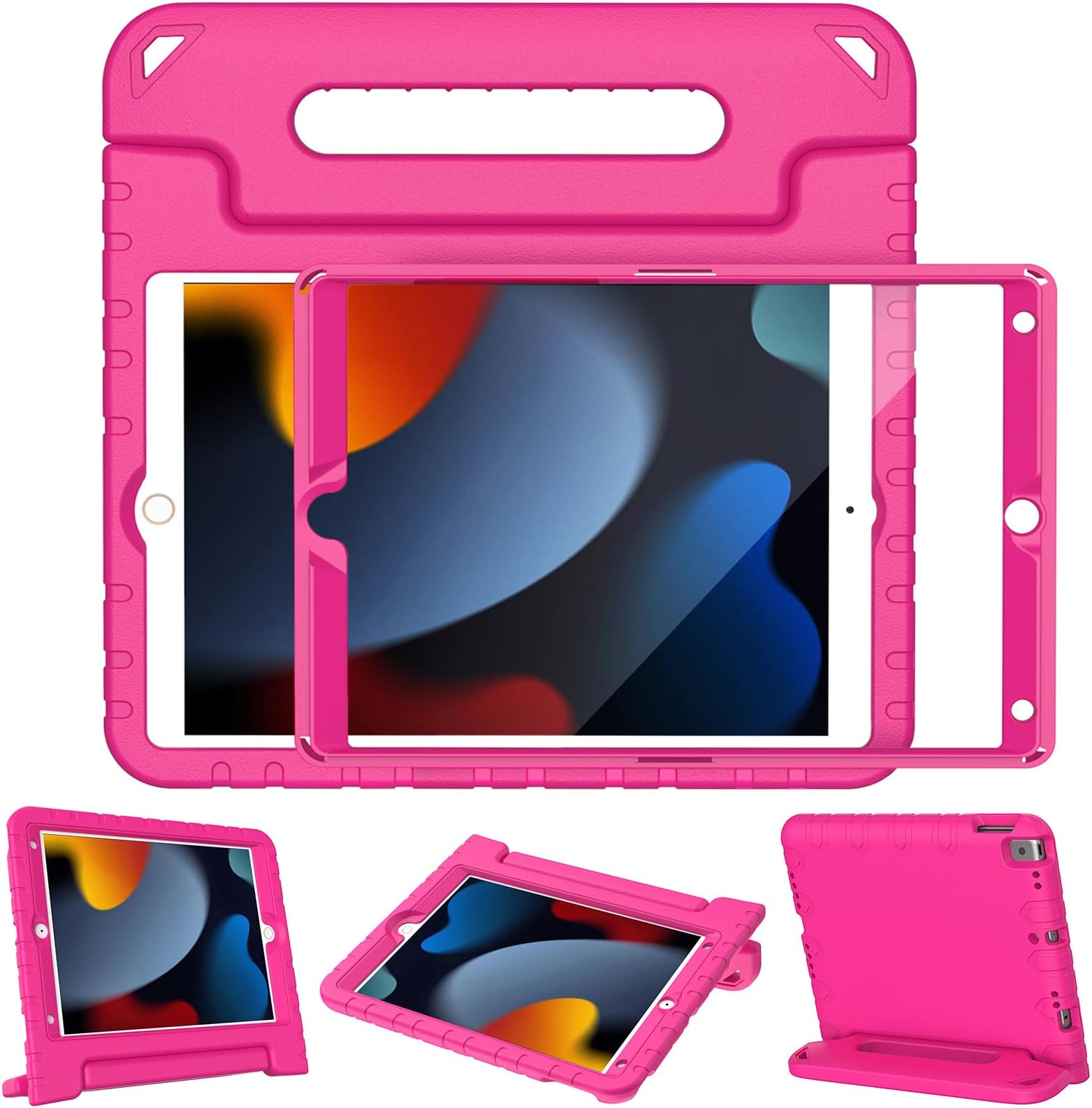 Amazon.com: TOPESCT Kids Case for 10.2" iPad 9th/8th/7th Gen - Made of ...