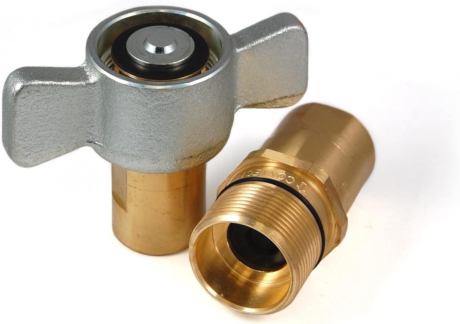 Amazon.com: 1" Wet Line Hydraulic Coupler/Coupling Wing Nut Quick ...