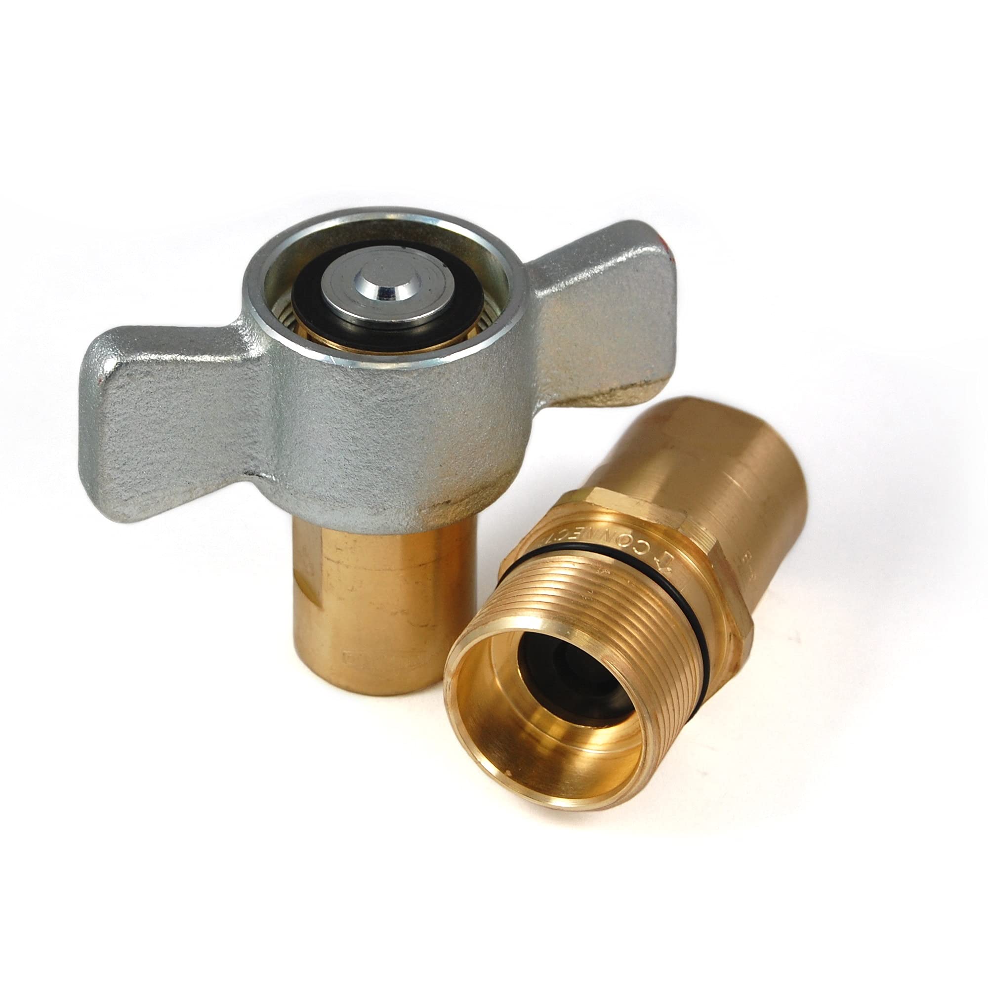 Amazon.com: 1" Wet Line Hydraulic Coupler/Coupling Wing Nut Quick ...