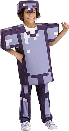 Minecraft Kid's Enchanted Diamond Armor Deluxe Costume : Amazon.com.mx ...