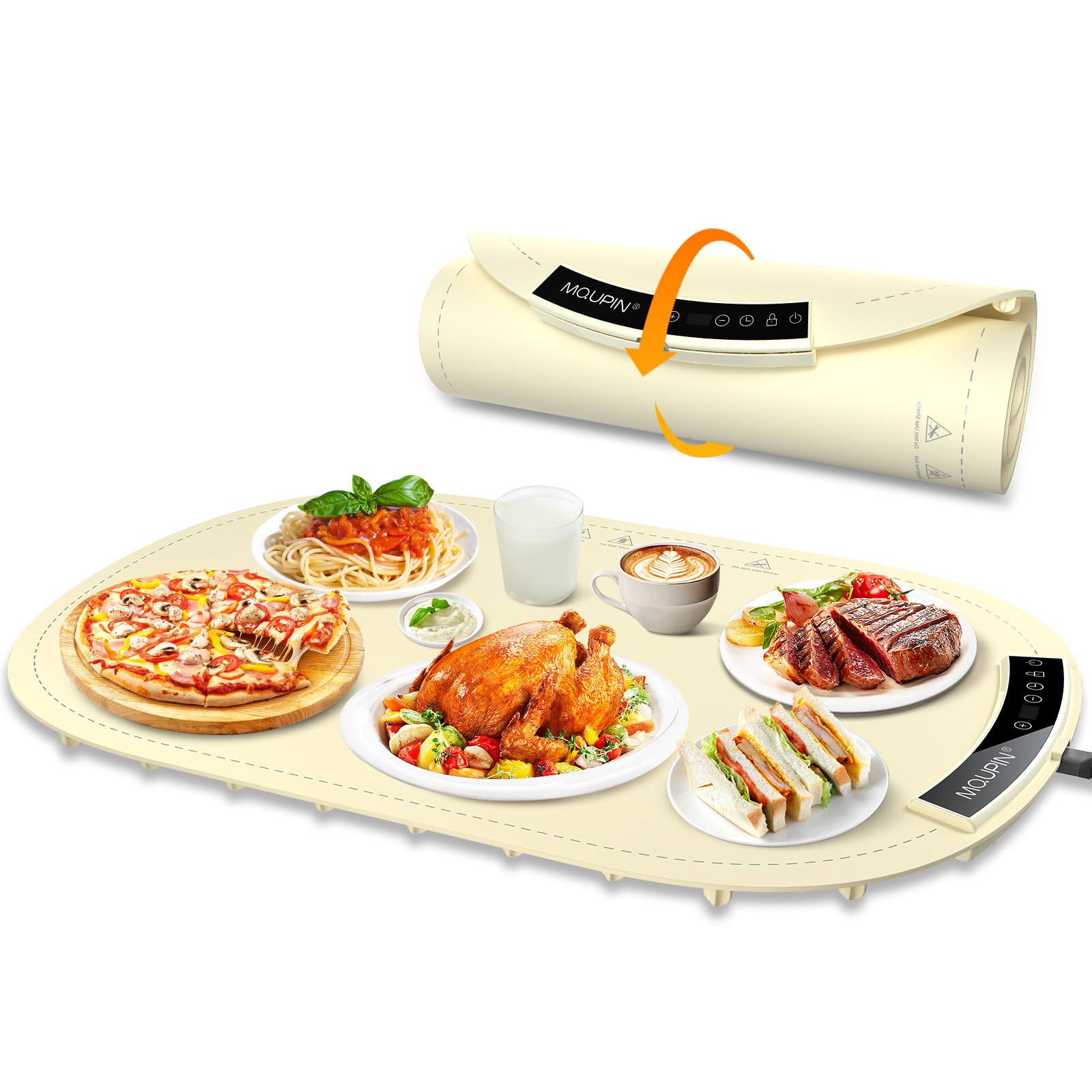 Amazon.com: Warming Mat for Food, MQUPIN Food Warming Mat with 7 Temp ...