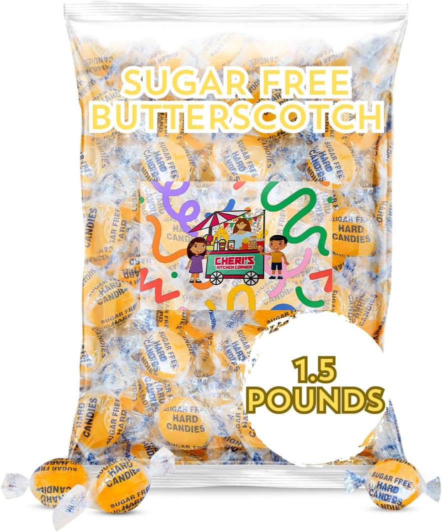 Amazon.com : TNS- Sugar Free Arcor Butterscotch Hard Candy ...