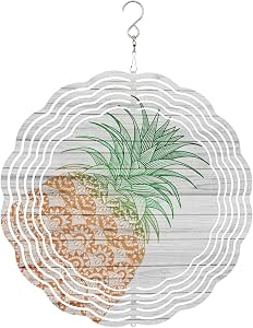 Amazon.com: Wind Spinners for Yard and Garden Summer Pineapple Wind ...