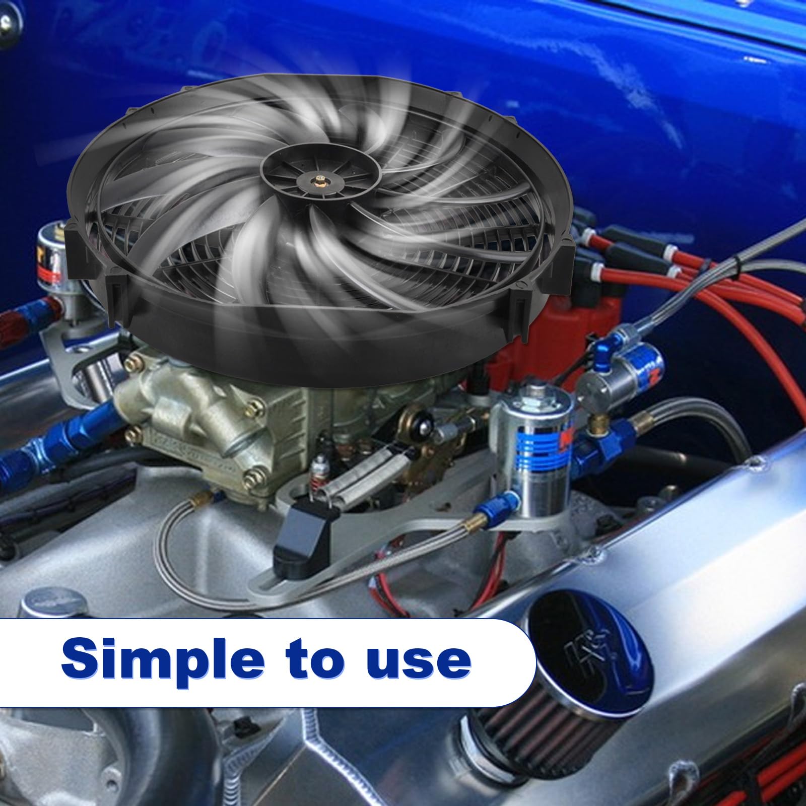 Snapklik.com : SSN 16" Electric Radiator Cooling Fan Thermostat Wiring ...