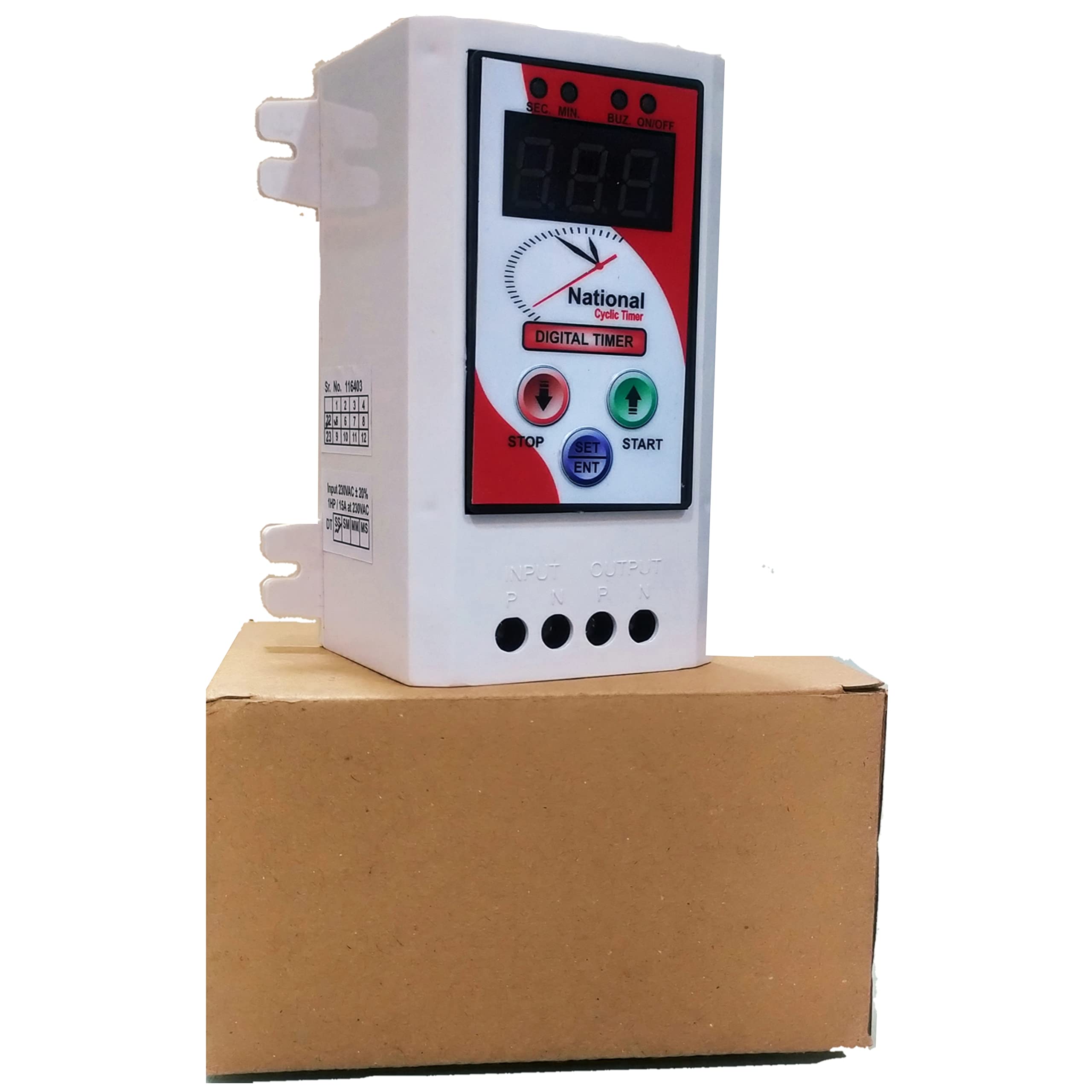 Digital Cyclic Timer Programmable Electronic Timer Switch (White ...