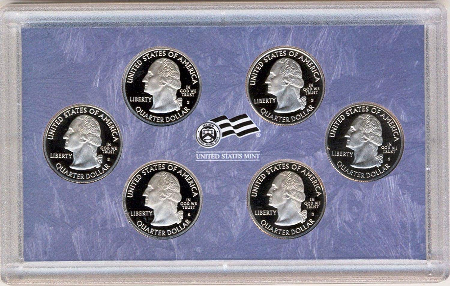 2009 S District of Columbia and 5 US Territories Quarters Proof Set - 6 ...