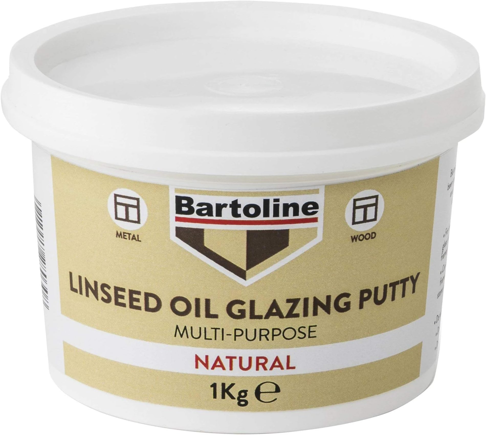 Multi-Purpose Linseed Oil Putty Tub - 1kg : Amazon.co.uk: DIY & Tools
